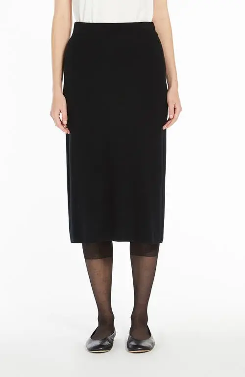 Max Mara Lena Knit Skirt - Black