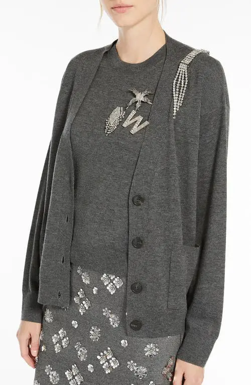 Max Mara Decano Wool & Cashmere Cardigan