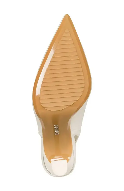Dkny Cinette Slingback Pointed Toe Pump - Coconut