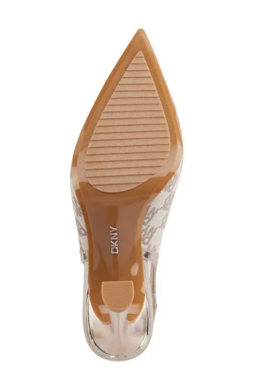 Dkny Cinette Slingback Pump - Bone