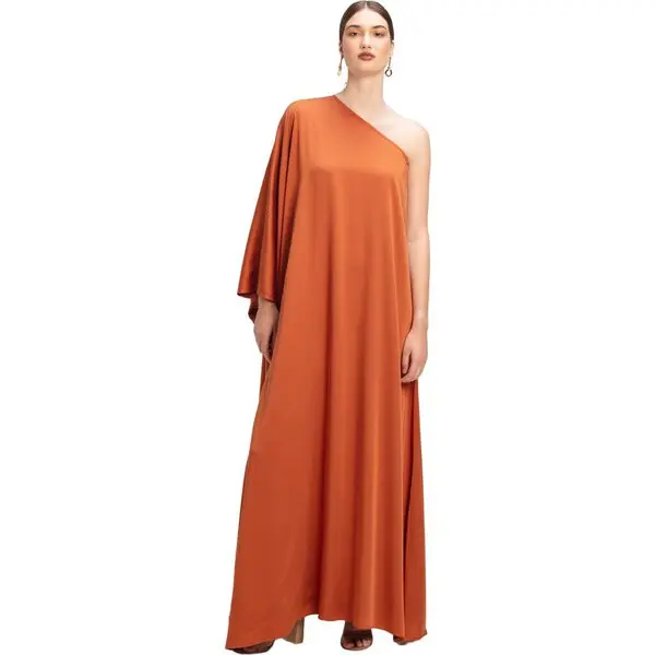 DIARRABLU Satu Maxi Dress - Solid Rust
