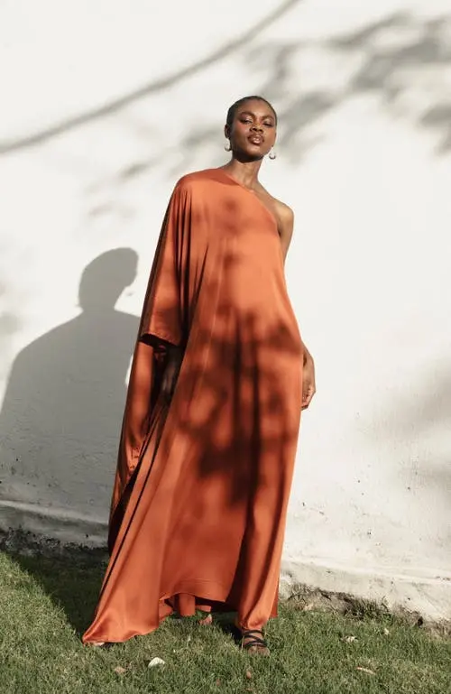DIARRABLU Satu Maxi Dress - Solid Rust