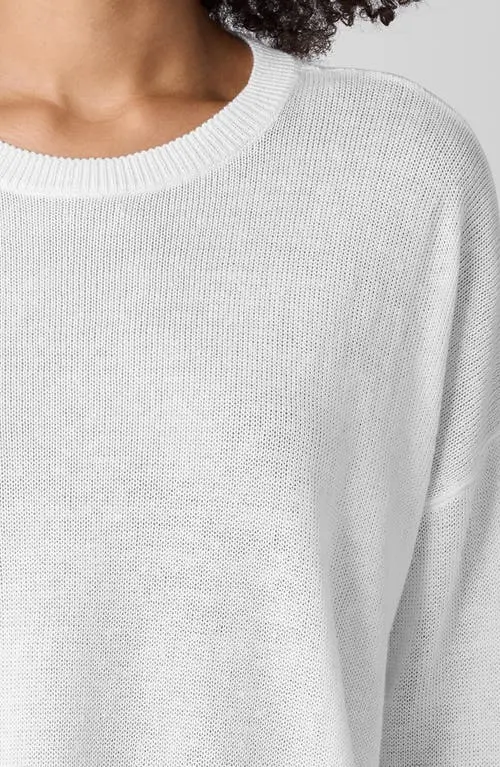 Eileen Fisher Crewneck Organic Blend Sweater