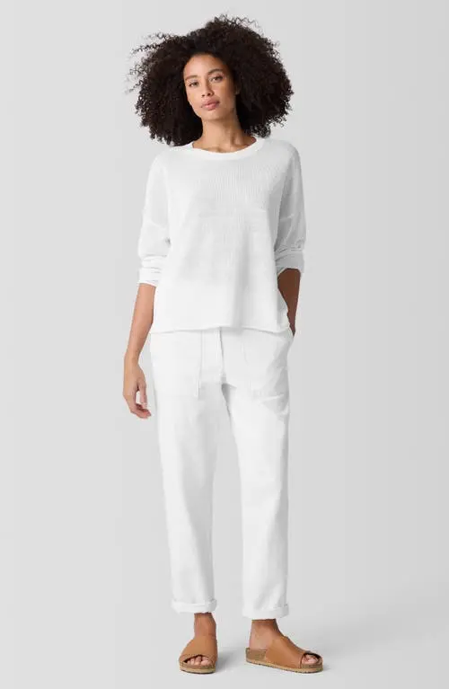 Eileen Fisher Crewneck Organic Blend Sweater