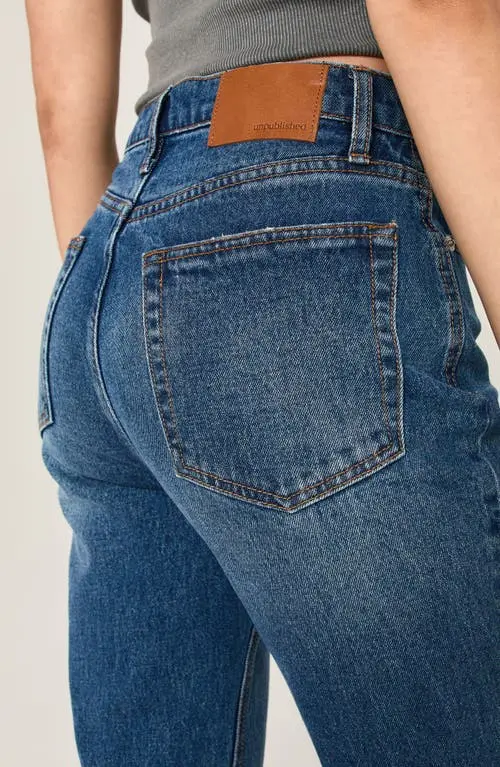UNPUBLISHED Sloane Temescal High Waist Cigarette Jeans
