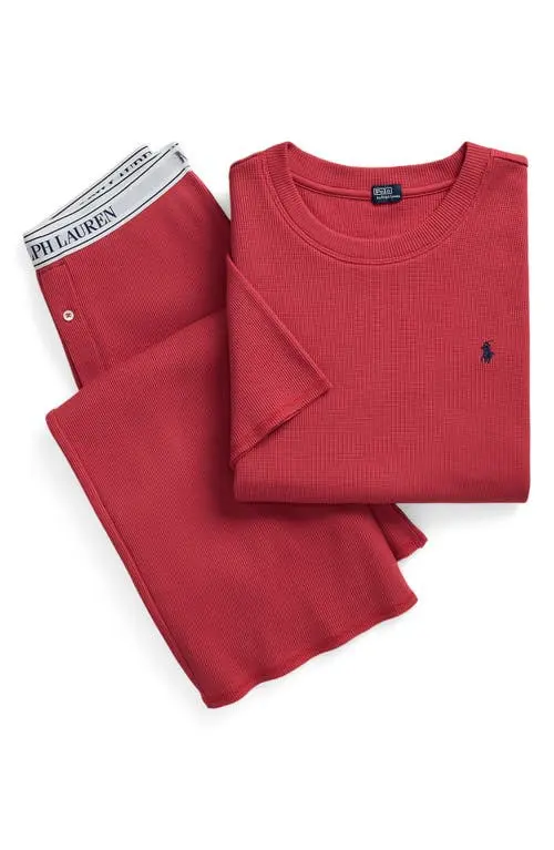 Polo Ralph Lauren Thermal Knit Pajamas - Nantucket Red