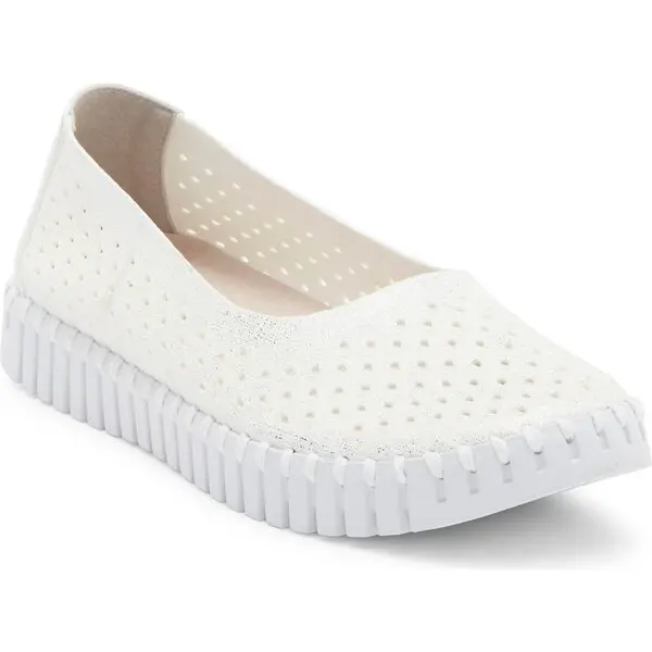 ILSE JACOBSEN Tulipu Perforated Slip-on Sneaker
