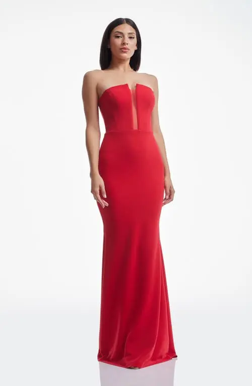 Dress The Population Izzy Strapless Mermaid Gown