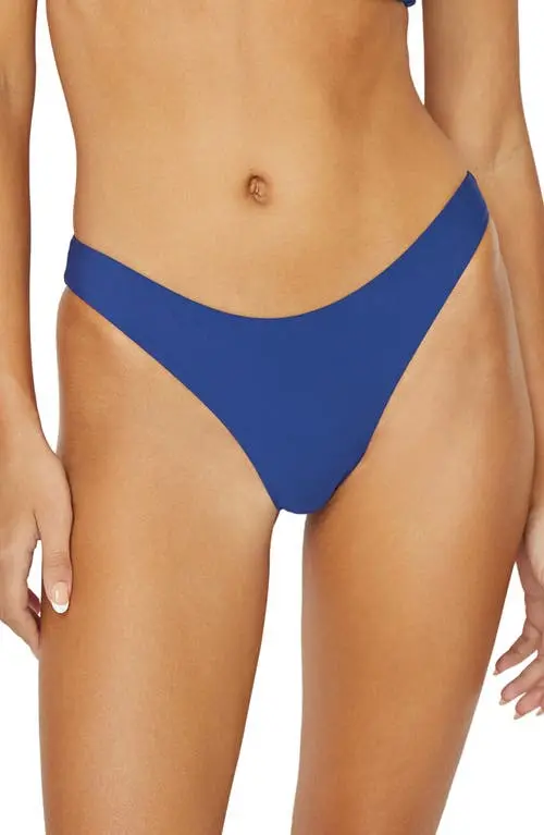 PQ SWIM Ruched Bikini Bottom - Pacific