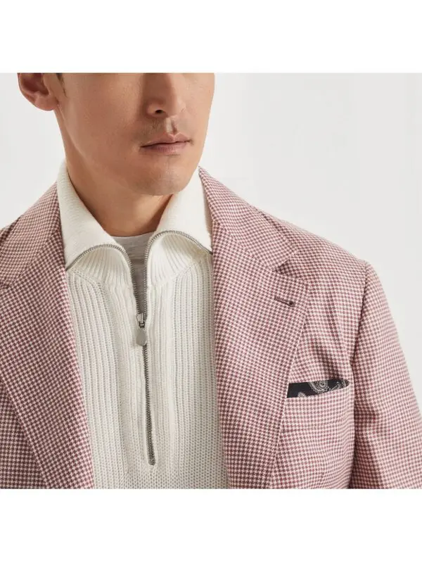 Brunello Cucinelli Houndstooth Blazer