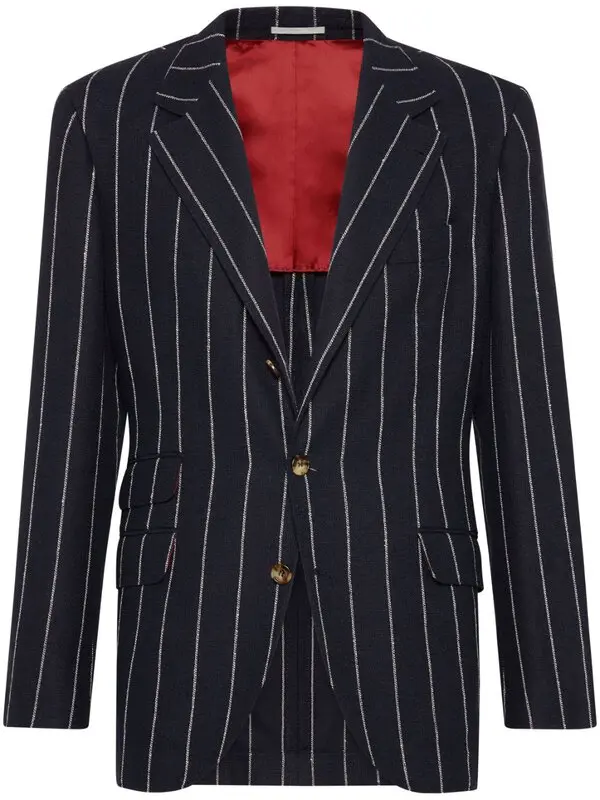 Brunello Cucinelli Cavallo Blazer - Blue