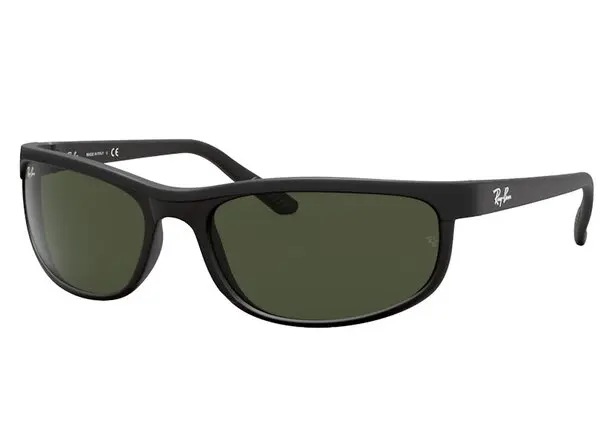 Ray-ban Predator Sunglasses - Matte Black/green (rb2027)