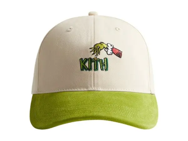 Kith X The Grinch Suede Brim Aaron Cap - Matcha