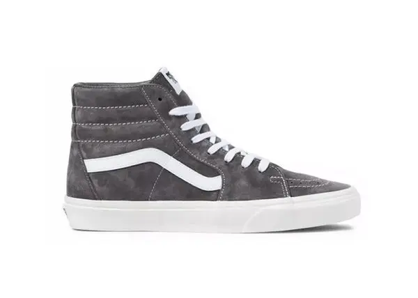 VANS Sk8-hi Pig Suede Sneakers - Rabbit/white