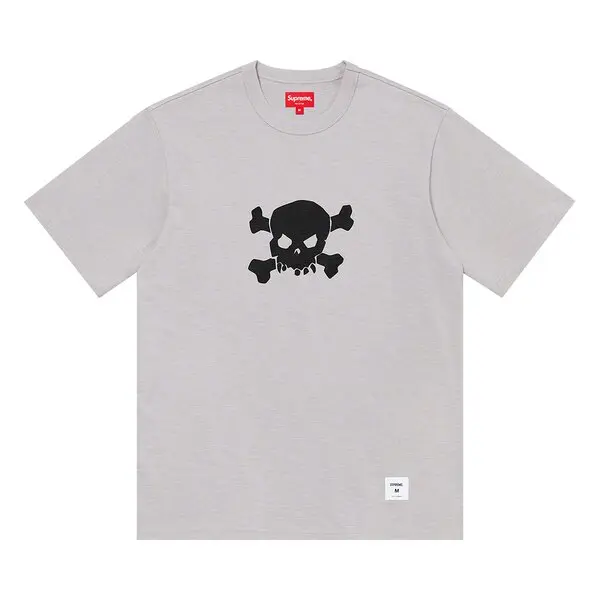 Supreme Skull Short-sleeve Top - Grey