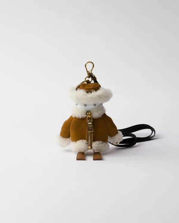 Prada Shearling Bag Charm
