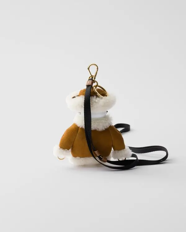 Prada Shearling Bag Charm
