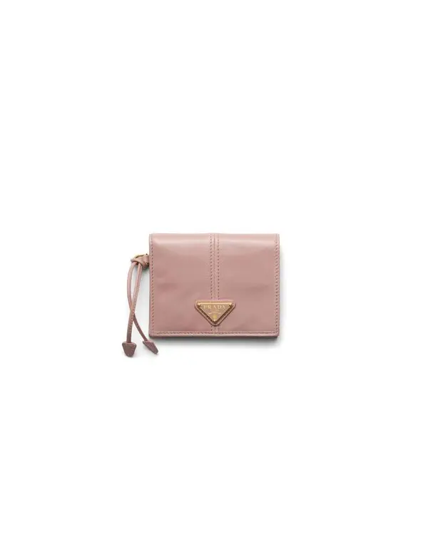 Prada Small Leather Wallet - Pink