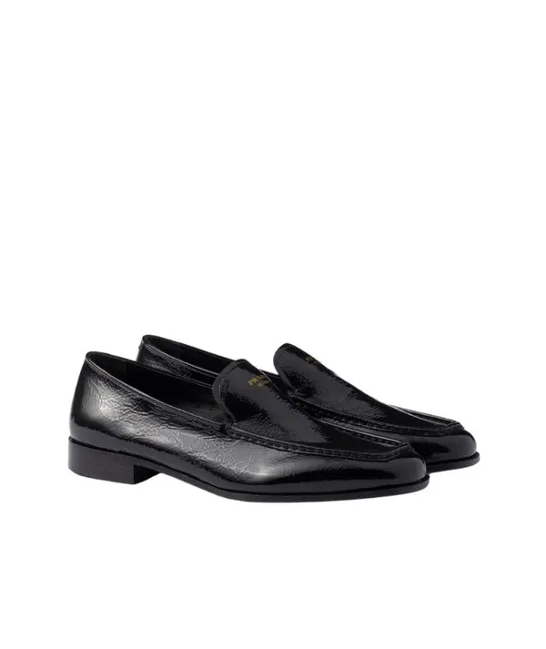 Prada Naplak Patent Leather Loafers