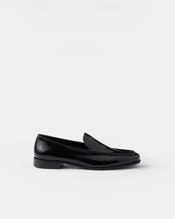 Prada Naplak Patent Leather Loafers