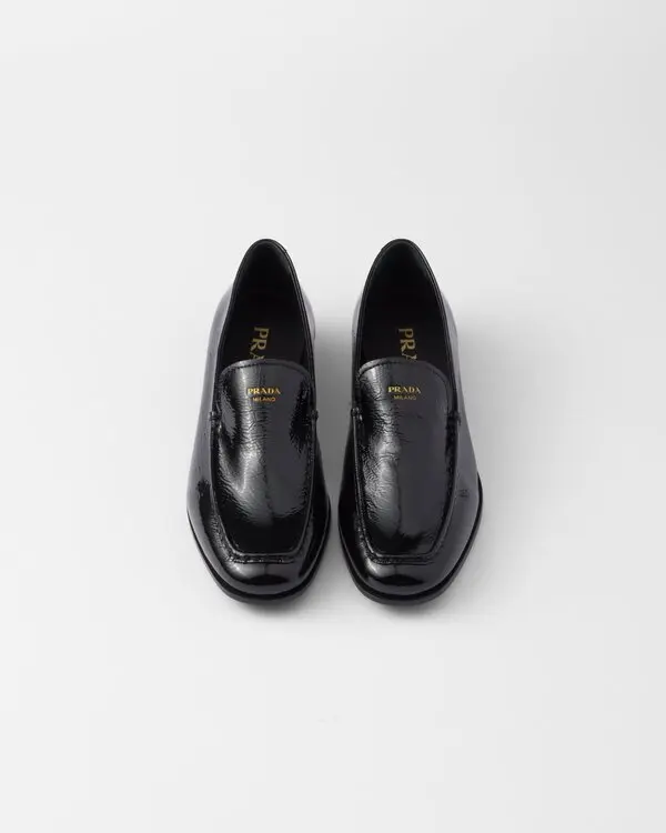 Prada Naplak Patent Leather Loafers