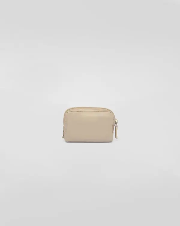 Prada Micro Re-nylon Pouch - Desert Beige