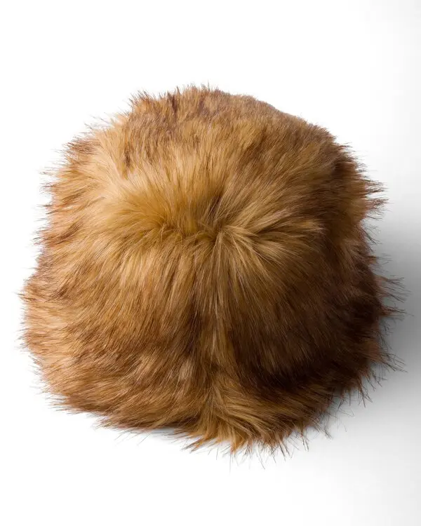 Prada Fur Bucket Hat - Neutral