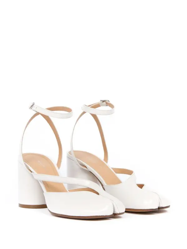 MAISON MARGIELA 80mm Tabi Sandal Pumps - White