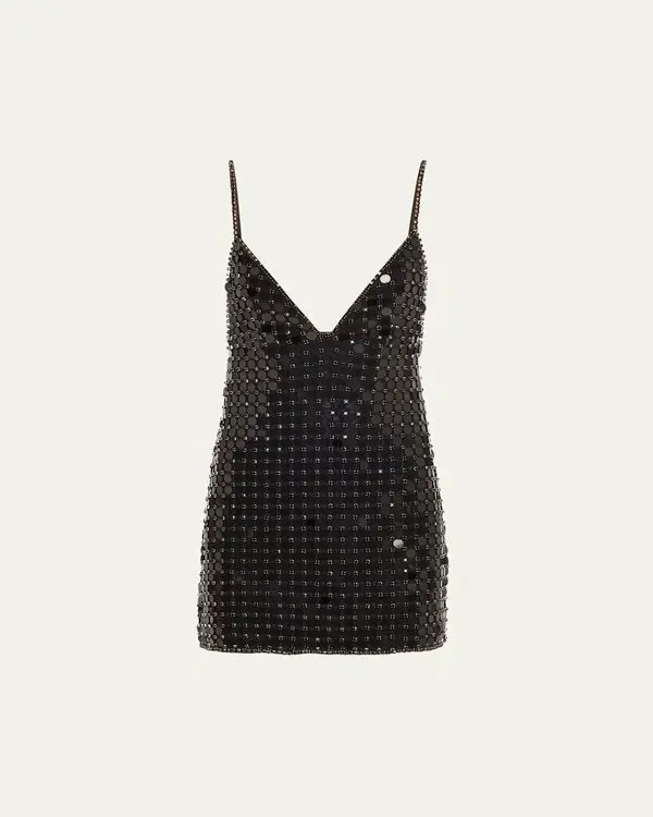 Retrofete Airalyse Embellished Mini Dress - Black