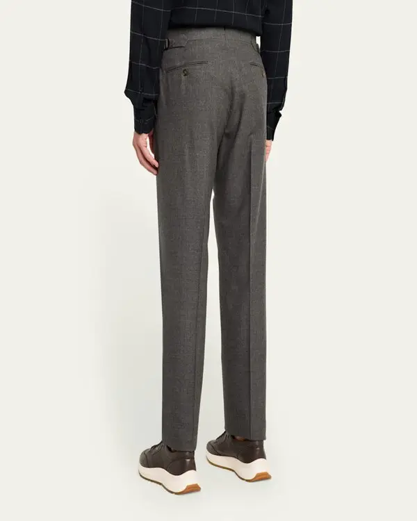 Ralph Lauren Purple Label Gregory Worsted Flannel Pants