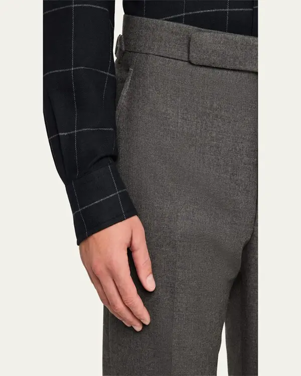Ralph Lauren Purple Label Gregory Worsted Flannel Pants