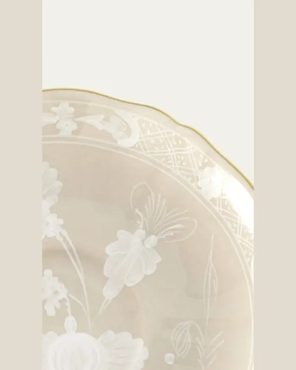 GINORI 1735 Oriente Italiano Meringa Tea Saucer