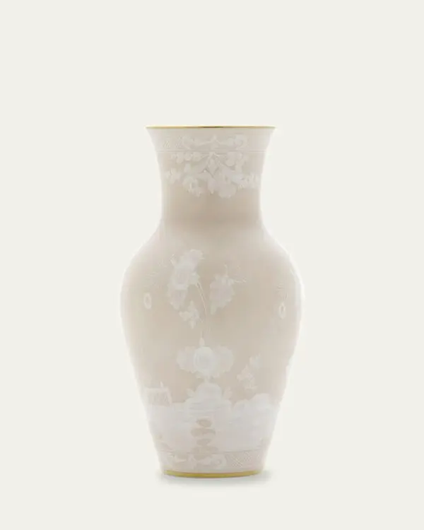 GINORI 1735 Oriente Italiano Meringa Ming Vase 10