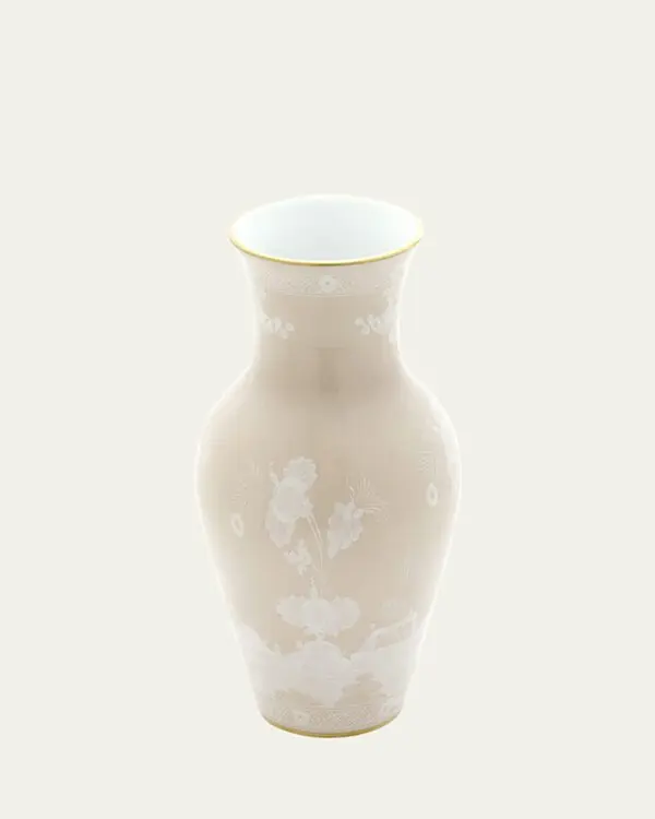 GINORI 1735 Oriente Italiano Meringa Ming Vase 10