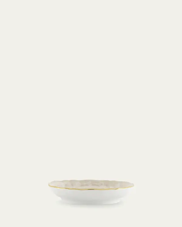 GINORI 1735 Oriente Italiano Coffee Saucer, Meringa - Beige
