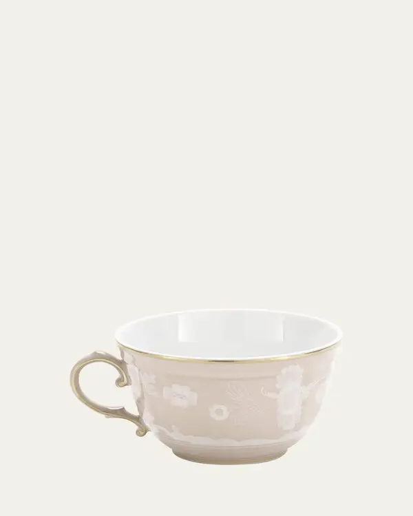 GINORI 1735 Oriente Italiano Meringa Teacup, 7.43 Oz - Oi Meringa