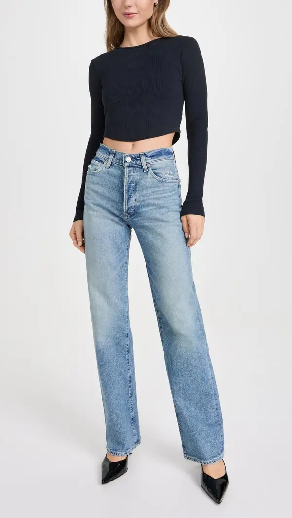 Paige Sawyer Wide Leg Jeans