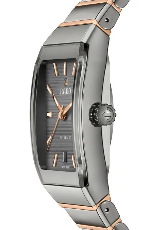 RADO Anatom Automatic Ceramic Bracelet Watch - Black