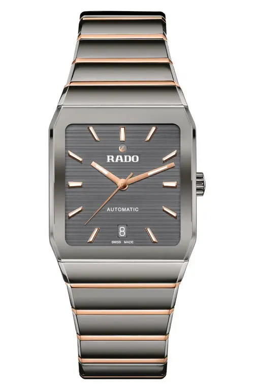 RADO Anatom Automatic Ceramic Bracelet Watch - Black