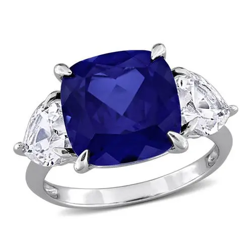 JULIANNA B. Lab-created 3-stone Ring - Sapphire