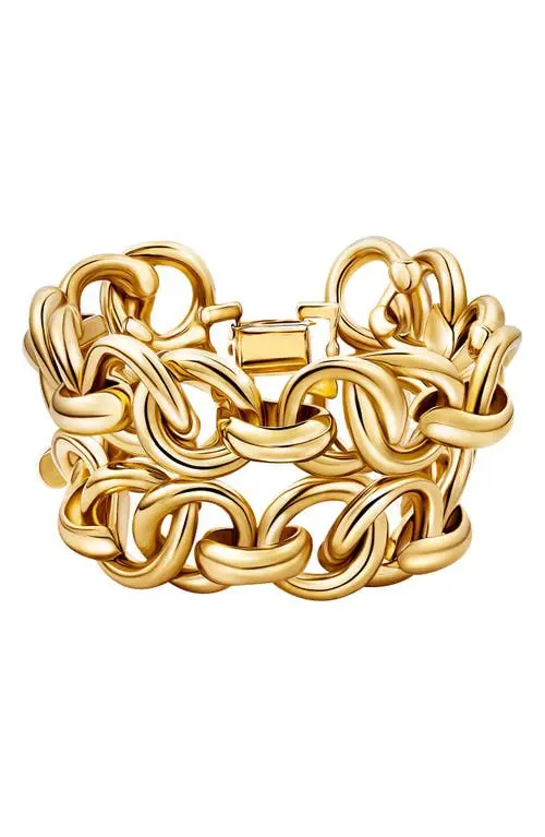 CHRISTINA CARUSO Love Link Bracelet - 14k Gold