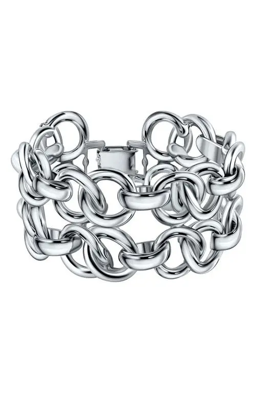 CHRISTINA CARUSO Love Link Bracelet - Rhodium