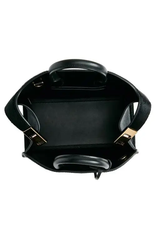 FERRAGAMO Mini Hug Top Handle Satchel - Nero