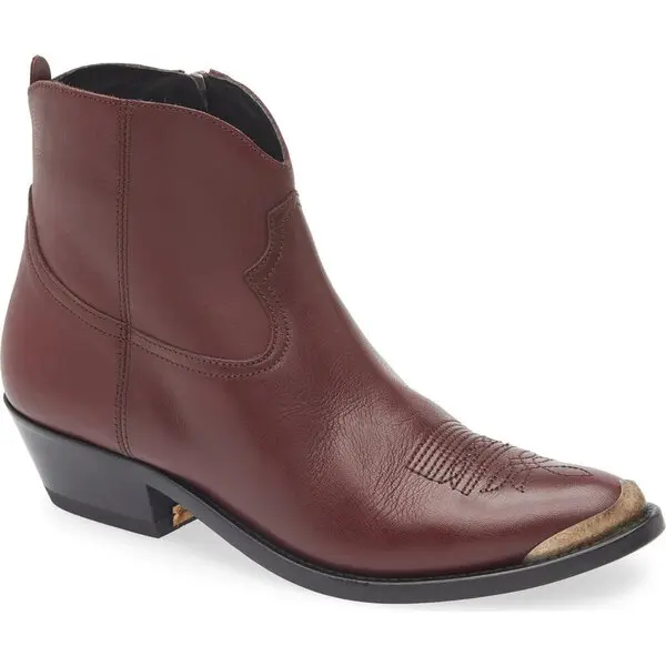 GOLDEN GOOSE Young Western Boot - Bordeaux