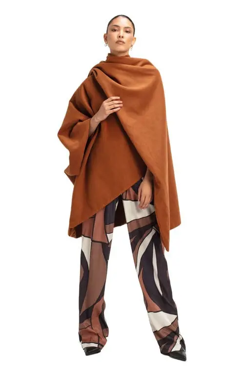 DIARRABLU Convertible Cape - Solid Brown