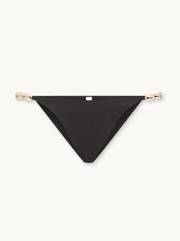 SARA CRISTINA Cowrie Bikini Bottom - Black