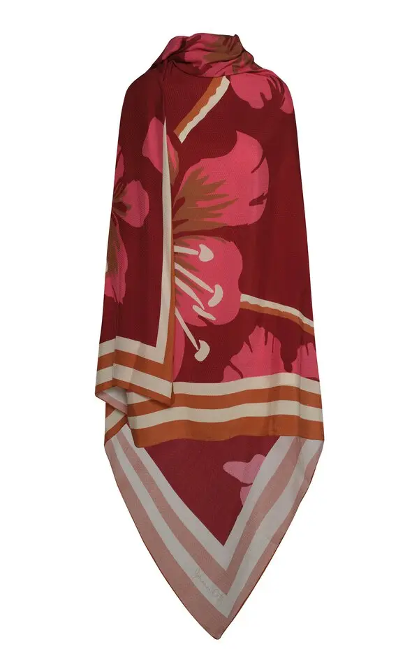 Johanna Ortiz - Delicate Astromelia Silk-blend Shawl Os