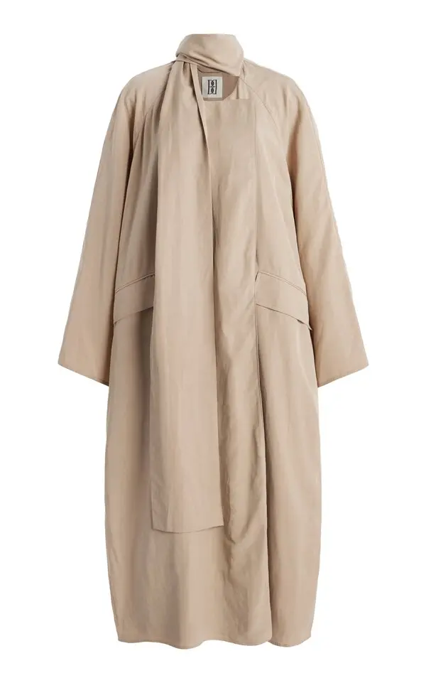BY MALENE BIRGER Campagna Draped Trench Coat