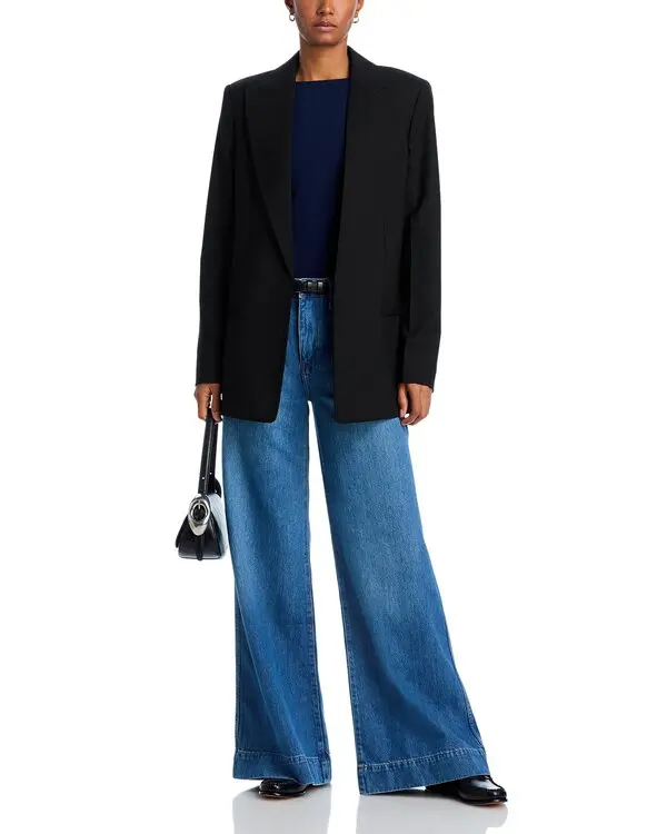 Derek Lam 10 Crosby Sophia Ruched Top - Night Sky