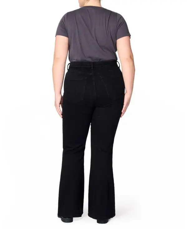 Warp + Weft Mia Plus High Rise Flare Jeans